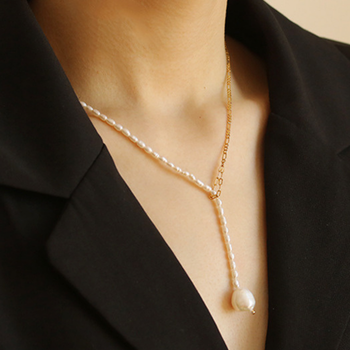 Freedom Pearl Necklace – Jolicc Studio
